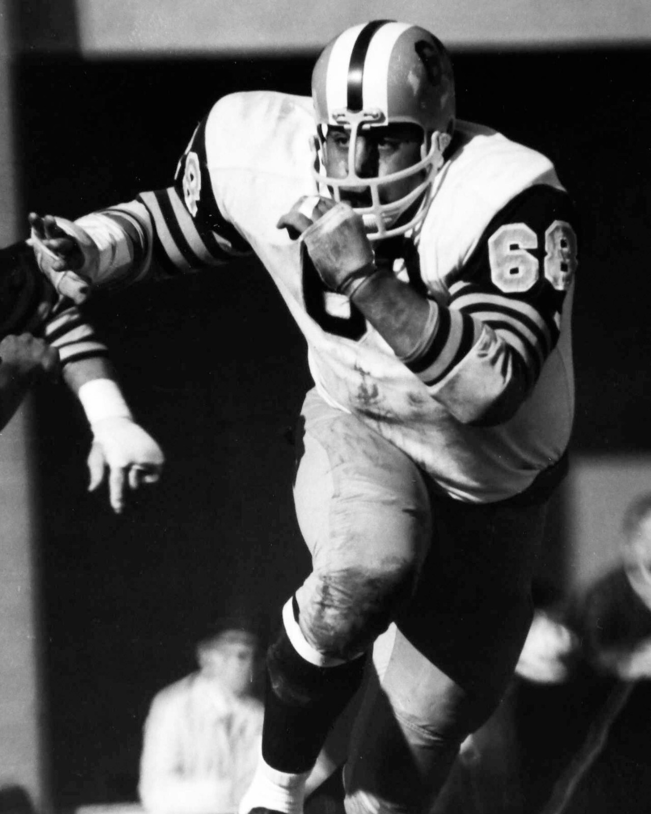 Angelo Mosca - Hamilton Tiger- Cats - 8x10 B&W Photo | eBay