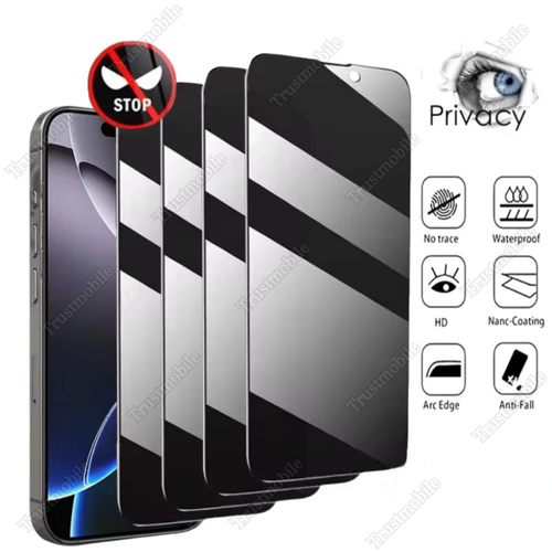 For iPhone 16 15 14 13 12 X Lot Privacy Screen Protector Anti Spy ...