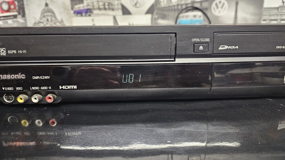 Panasonic DMR-EZ48V VCR DVD Recorder Combi - (U81 ERROR) ⚠️ | eBay UK