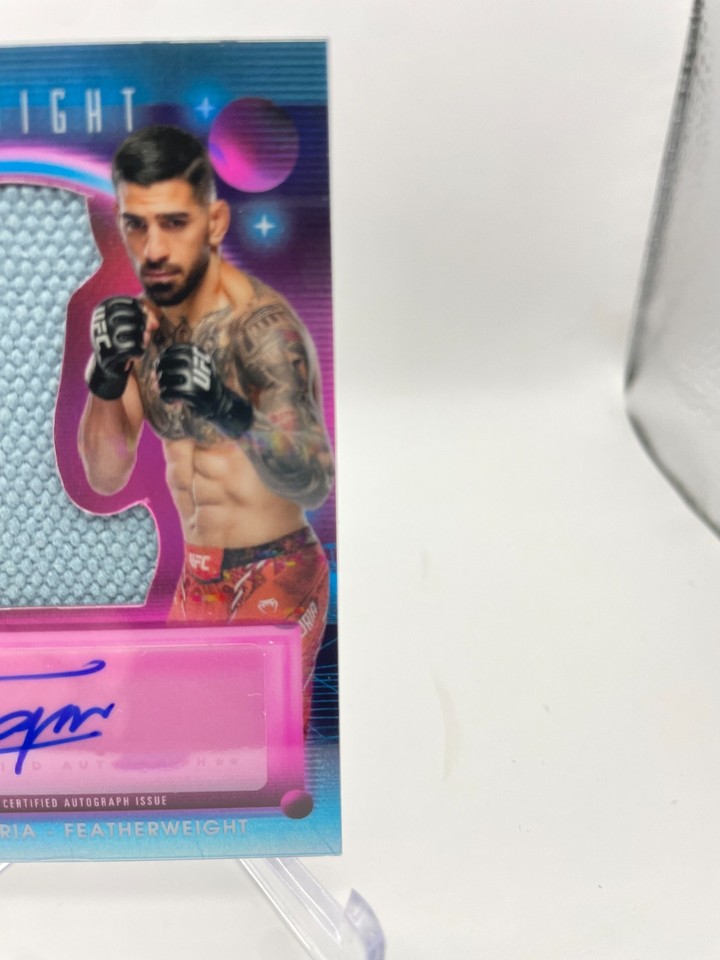 Ilia Topuria 2025 Topps Midnight UFC Relic Autograph Card | eBay