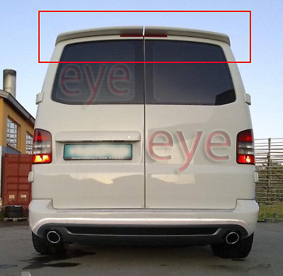 VW T5 TRANSPORTER CARAVELLE MULTIVAN BARN DOORS REAR ROOF SPOILER | eBay