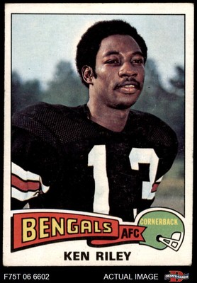 1975 Topps #241 Ken Riley Bengals HOF Florida A&M 3 - VG | eBay