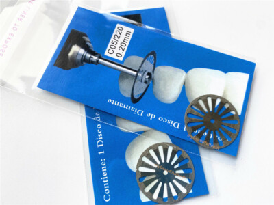 30Pcs Diamond Disc Wheel Porcelain Dental Teeth Cutting Grinding Disk ...