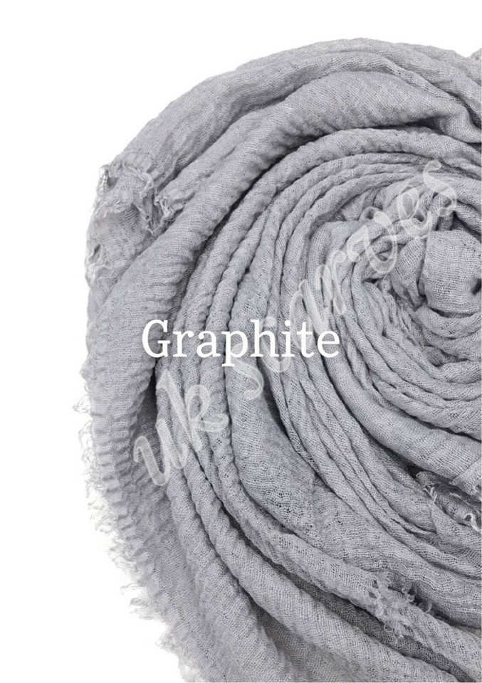 New Style Crinkle Scarf Hijab Plain Maxi Headscarf Crimp Scarves Shawl ...