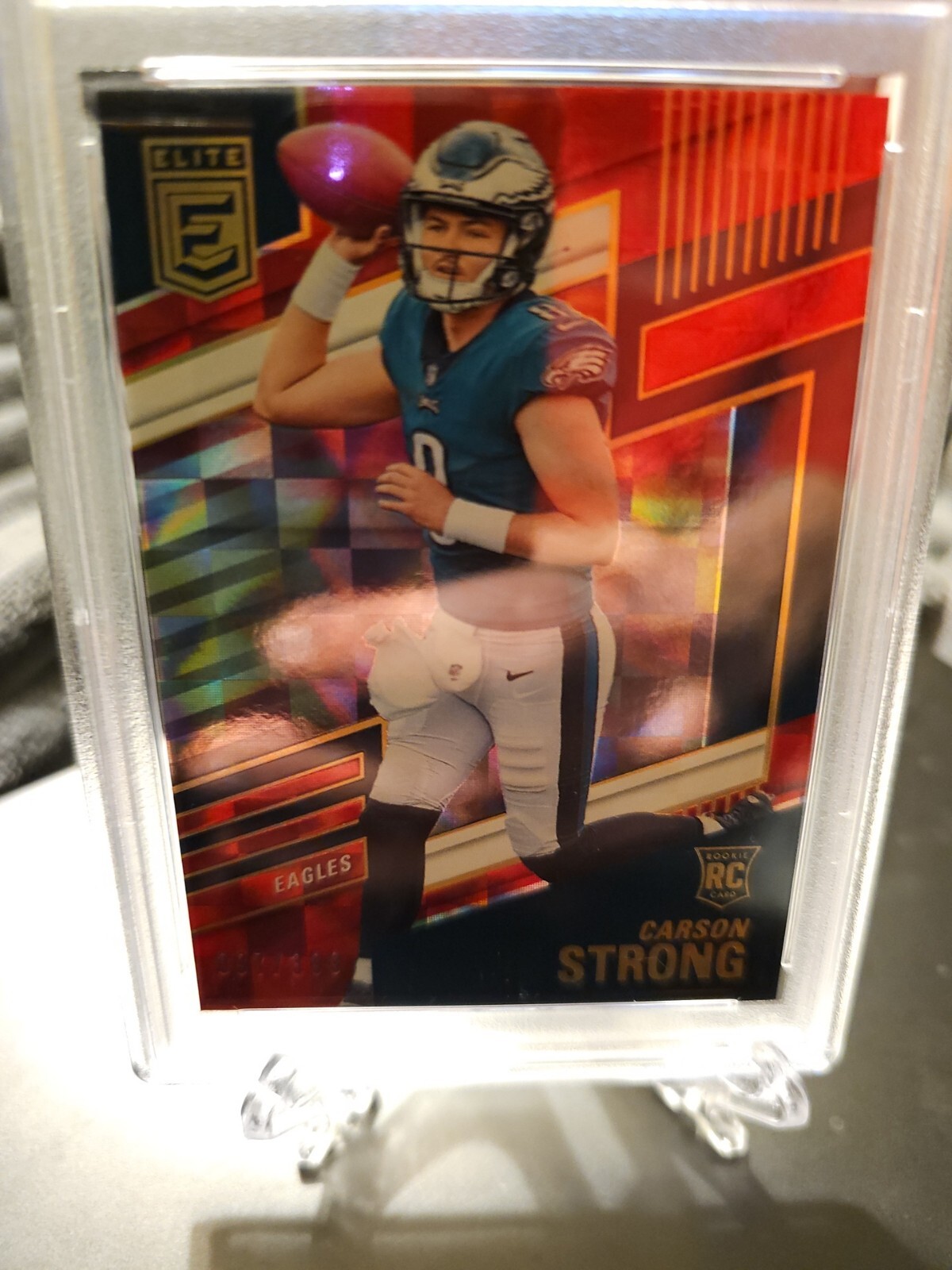 2022 Panini Donruss Elite - Rookies Carson Strong #106 Red /399 (RC ...