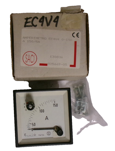 New SACI EC4V AMPERIMETRO 0-150 | eBay