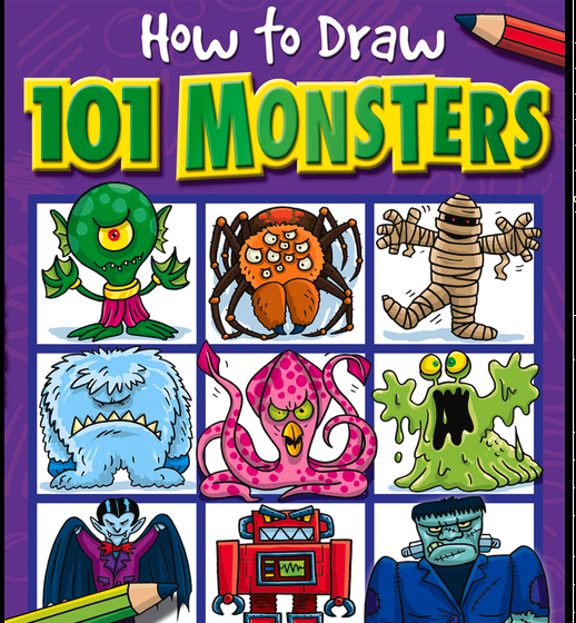 How to Draw 101 Monsters: Easy Step-by-step Drawing (How to draw ...