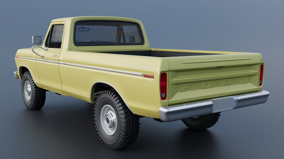 3D Printed 73 Ford f250 long bed model kit | eBay