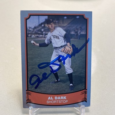 1988 Pacific Legends #28 Al Dark Autographed Signed Card NY Giants dec ...