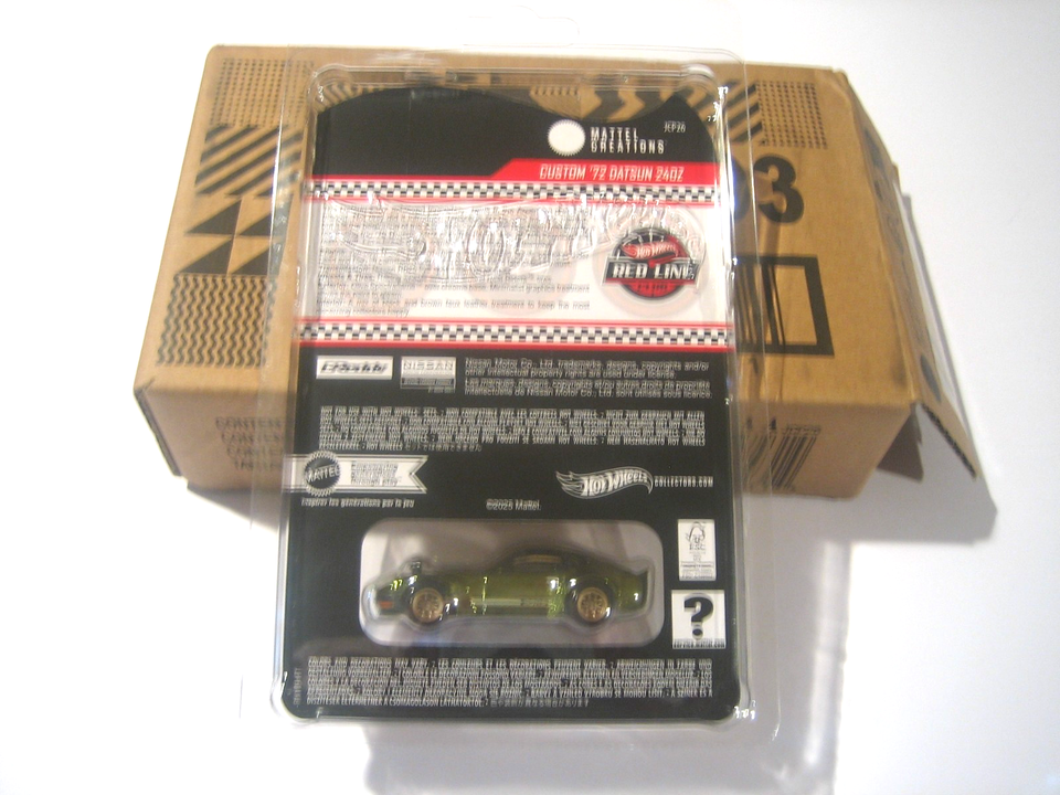 2025 HOT WHEELS RLC CUSTOM OLIVE '72 DATSUN 240Z JCP26 LOW US SHIPPING ...