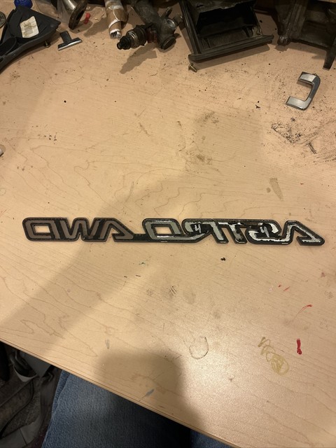 Chevy Chevrolet Astro AWD Door Emblem Badge Decal Logo Symbol Side OEM ...