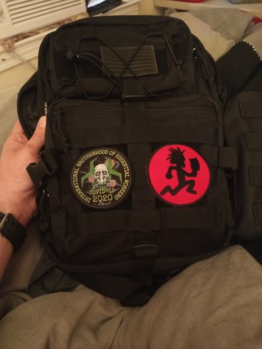 ICP Insane Clown Posse Running Man Juggalo Embroidered Iron on Patch 3 ...