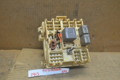99-02 Chevrolet Silverado Fuse Box Junction OEM 15770997 Module 379 ...