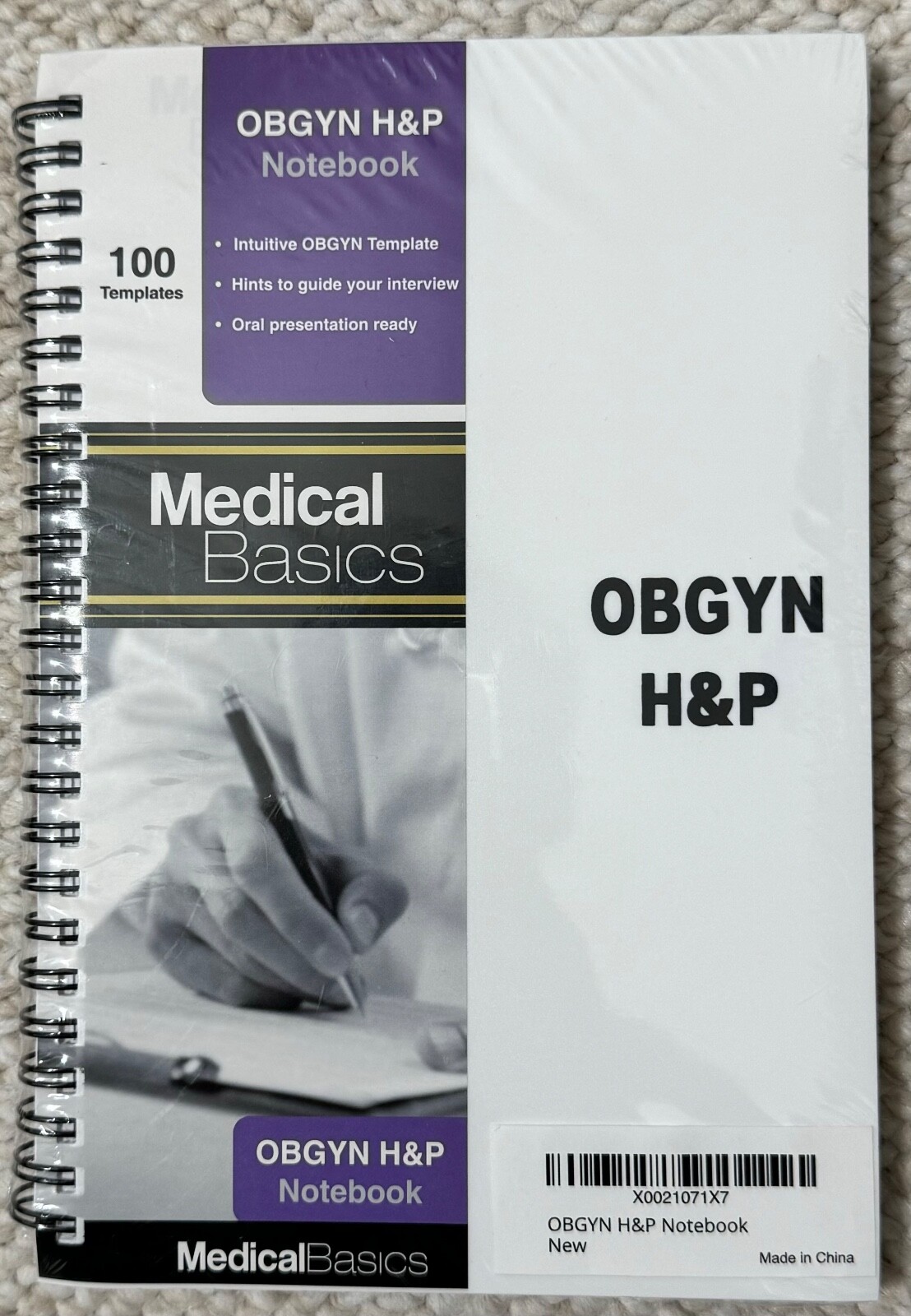 OBGYN Medical Basics History & Physical Notebook 100 Templates Brand ...