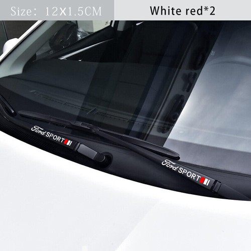 NEW 2PCS PVC Car Window Wiper Sport Sticker Side Decals For Ford Car ...