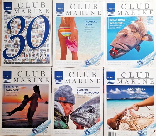 Club Marine Magazine Vol.30 2015 Numbers #1 #2 #3 #4 #5 #6 | eBay