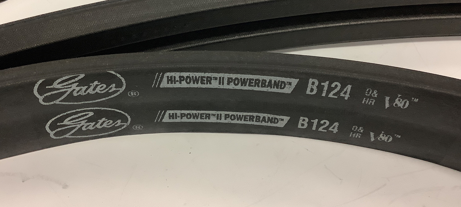 Gates 9093-2124 Hi-Power II Powerband Banded V-Belt 2/B124 125" 13/32 ...