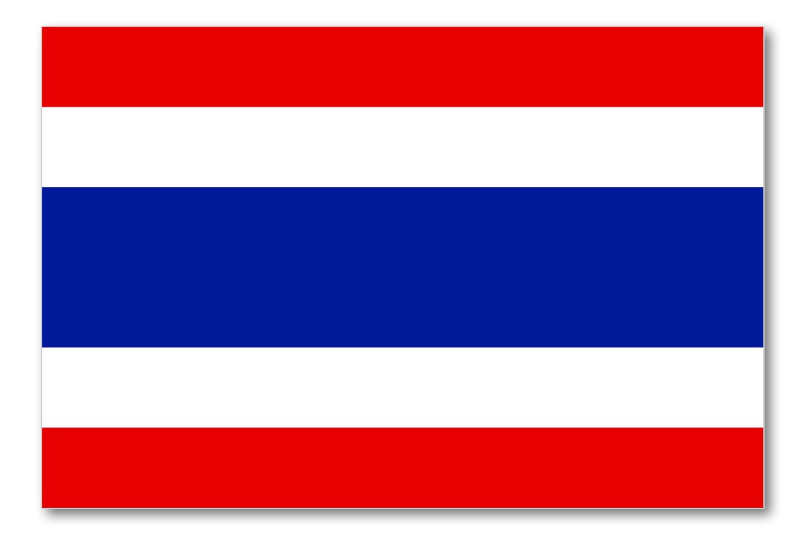 Thailand Thai Flag Car Truck Window Bumper Laptop Cup Vinyl Sticker ...
