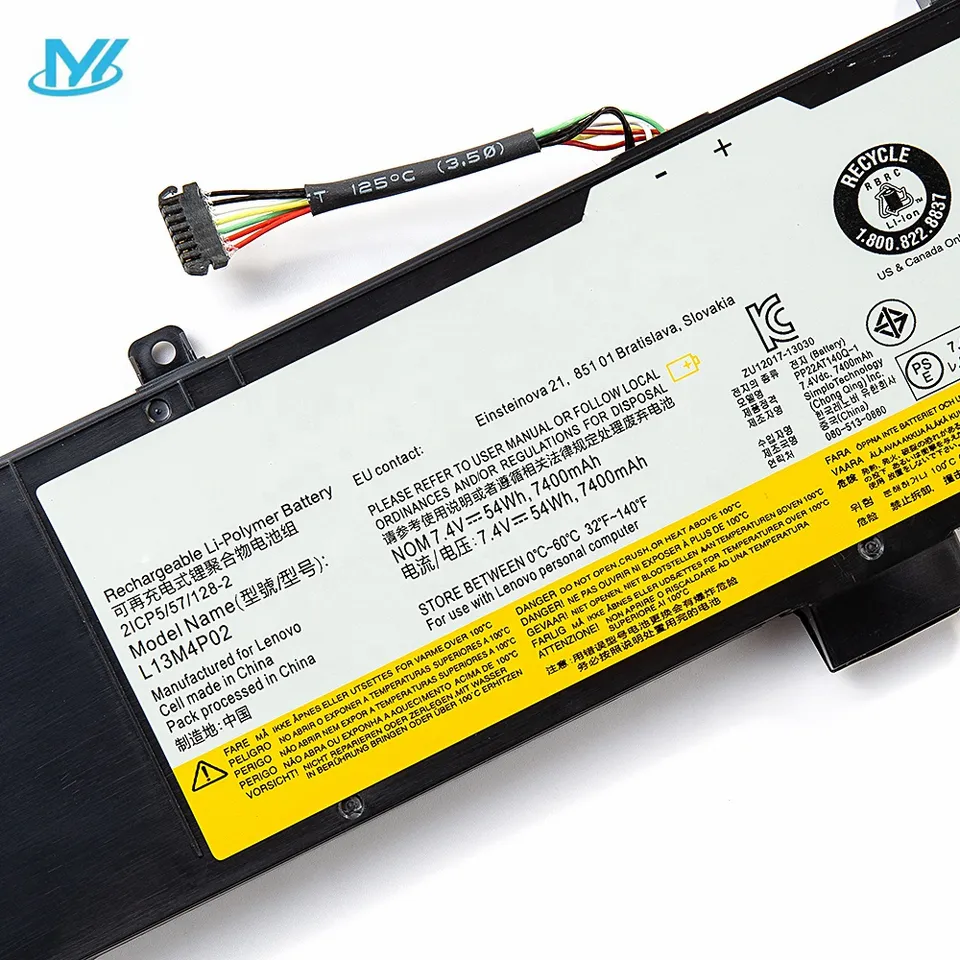 New L13M4P02 Battery for Lenovo Y50-70AM-IFI Y50-70AM-ISE L13N4P01 Y50 ...