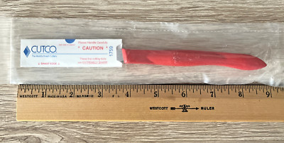 CUTCO 1759 RED TABLE KNIFE -- DD EDGE -- MADE IN AMERICA -- VOLUME ...