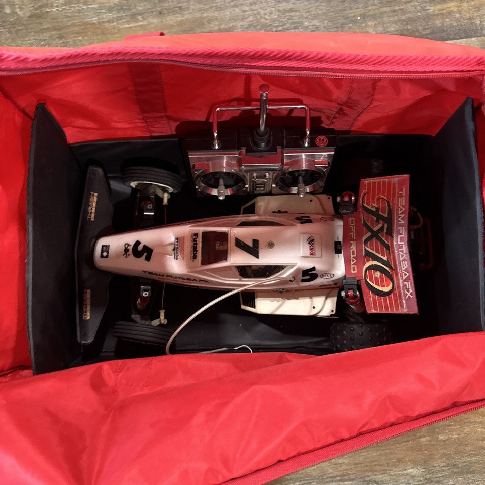 Vintage Futaba FX10 All Terrain RC Offroad Buggy w/ Controller & Kyosho ...