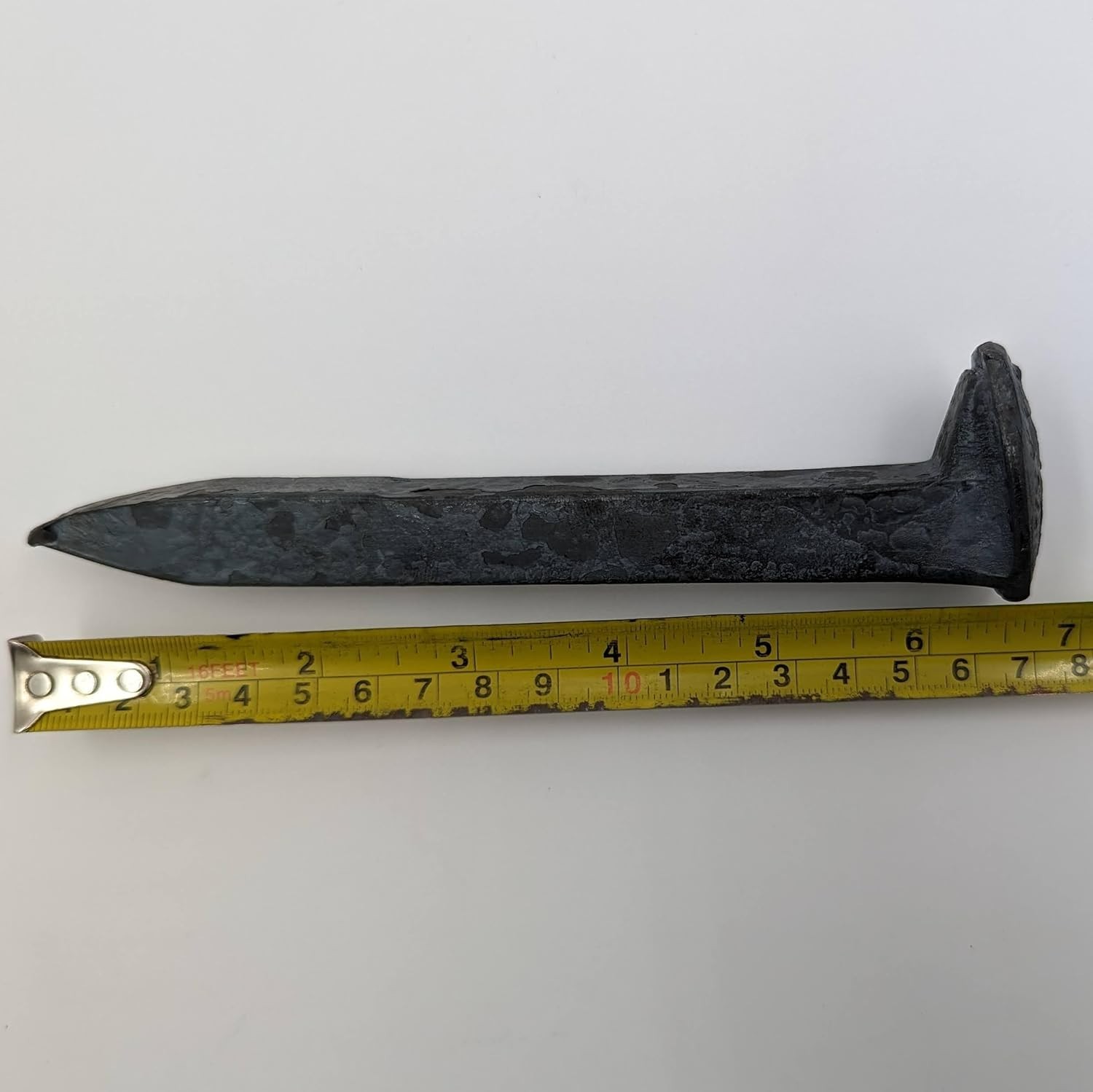 Lot Of 10 New/Unused Railroad Spikes "HC" High Carbon Steel,Knife ...
