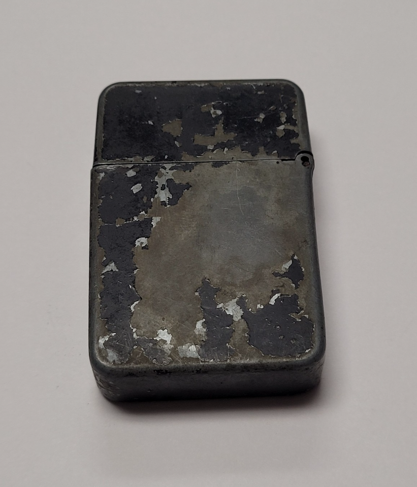 Vintage Neff & Co. Black Crackle Flip Top Lighter | Working Condition ...