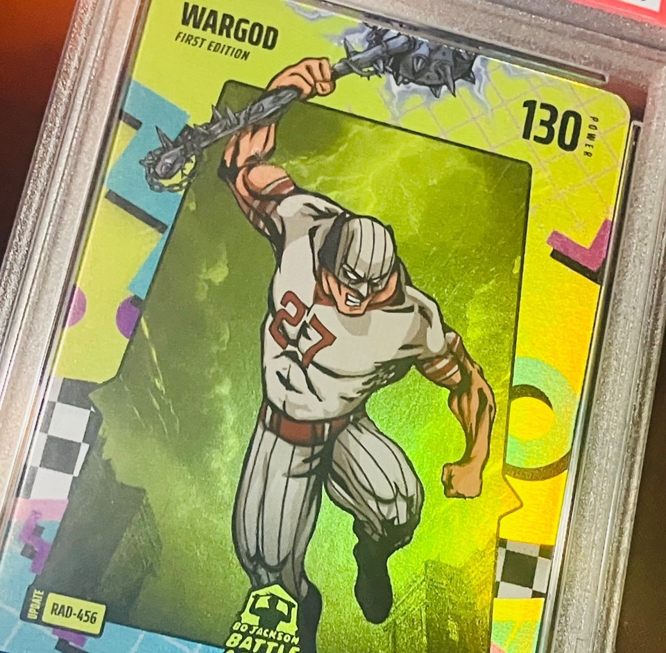 2025 Bo Jackson Battle Arena WARGOD Mike Trout 80’s RAD-456 STEEL PSA ...