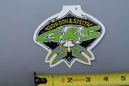 G&S Gordon Smith Surfboard Clear Green Clothing Tag V56B Vintage ...