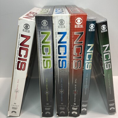 NCIS Box Sets Seasons 3-8 CBS Mark Harmon Excellent Condition | eBay