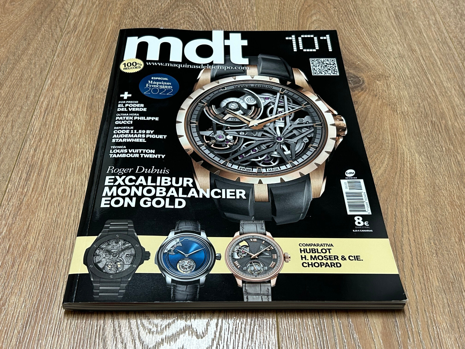 MDT Magazine Machines Of Time No. 101 - Roger Dubuis Excalibur ...