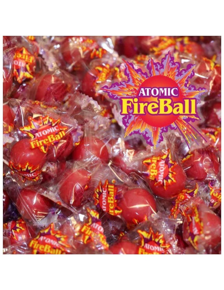 1/2 Lb 8oz ATOMIC FIREBALLS Fire Balls Ferrara Fireball Candy Bulk ...