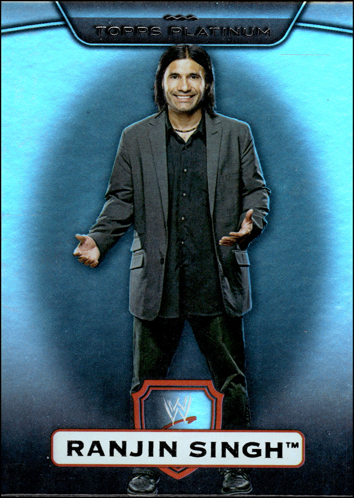 2010 Topps Platinum WWE #82 Ranjin Singh Refractor | eBay