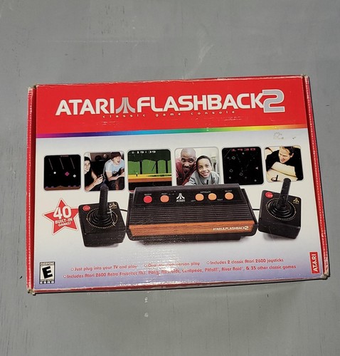 New Open Box! Atari Flashback 2 Classic Game Console with 40 Built in ...