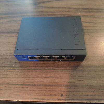 Linksys SE3005V2 5 Port Gigabit Ethernet Switch No Adapter Pre-Owned | eBay