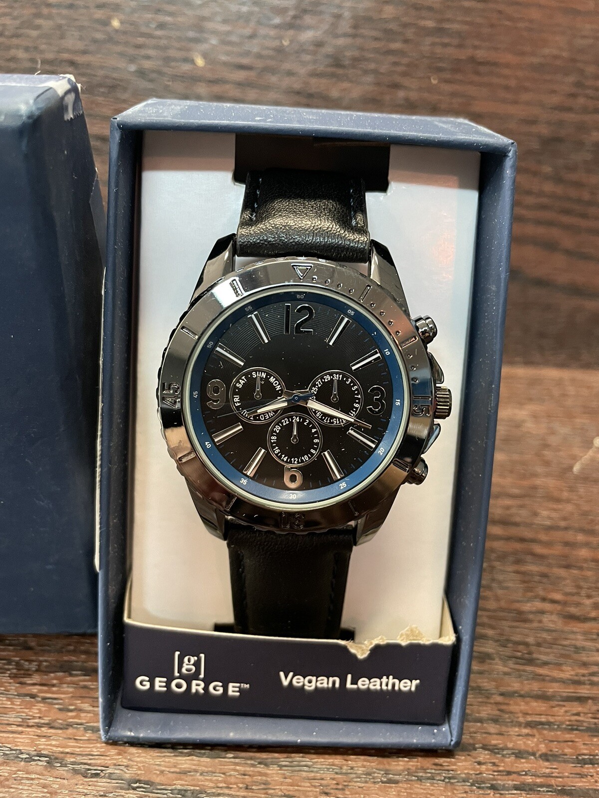 Mens watch Japan movement PC21J7 base metal bezel | eBay