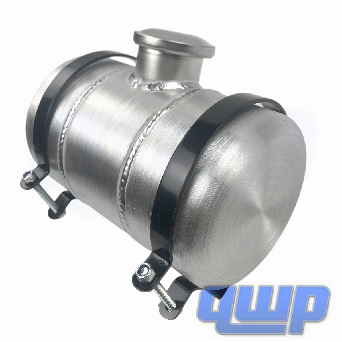 1 Gallon 6'' x 10'' 1/4'' NPT Fuel Tank Gas Tank Spun Aluminum Round ...