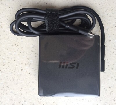 New Original MSI 100W Type-C Adapter&Cord for MSI Prestige 14 A12SC-010 ...