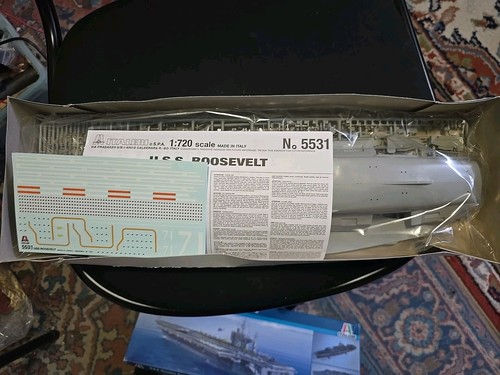 Italeri U.S.S. Theodore Roosevelt CVN-71 - 1:720 Ship Model Kit 5531 ...