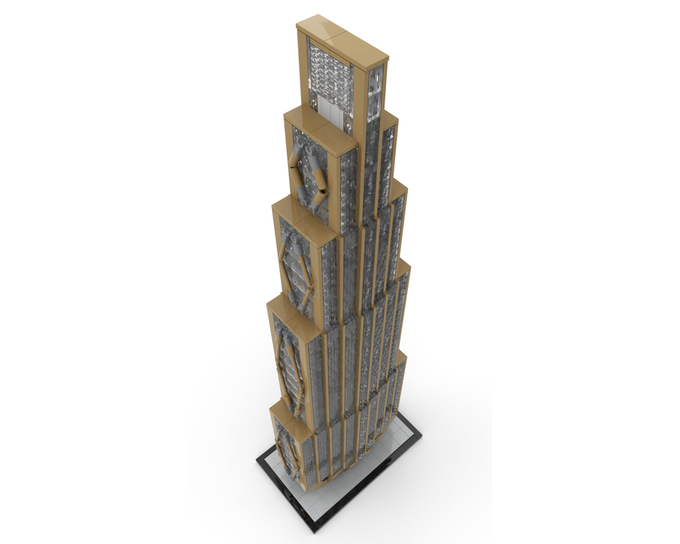 New York Architecture Building Blocks Set, World Famous Landmark MOC ...