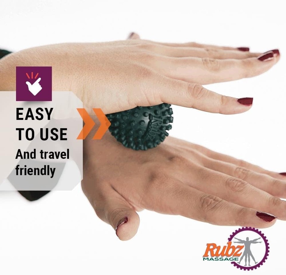Foot Rubz Hand & Back Massage Ball - Relieve Pain from Plantar ...