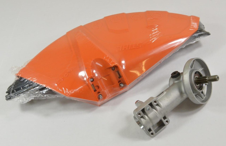 Genuine STIHL Trimmer GEAR CASE HEAD GEARBOX & GUARD FS FS-R 130 131 ...