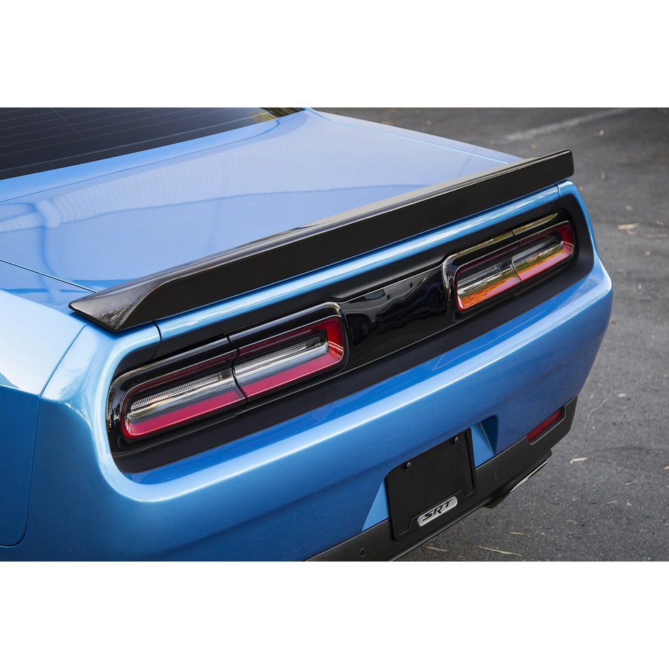 For 2008-2017 Dodge Challenger SRT Style Matte Black ABS Rear Trunk ...