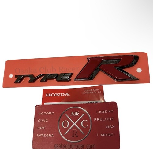 New GENUINE OEM FL5 Honda Civic Type R Rear Emblem Badge Logo 2023 ...