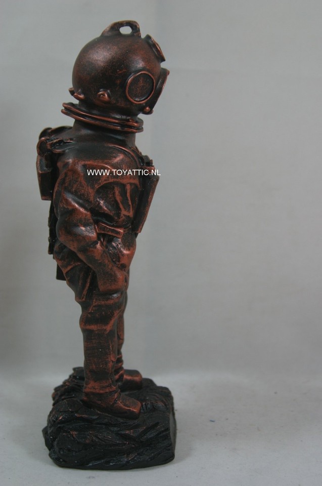 Deep sea diver statue with diving helmet, suit, diving shoes very nice ...