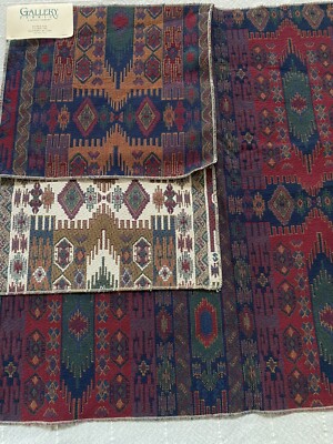 Gallery Fabrics Pentex 3 Pieces Tribal Vintage Pendleton Style Cotton ...