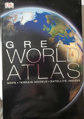 The Great World Atlas - Hardcover By DK Publishing - VERY GOOD+ slip ...