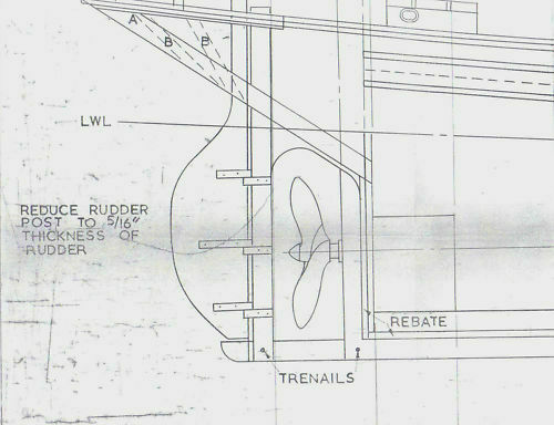 "The Wooden Steam Drifter" Model Ship Plans 3 printed drawings by R ...