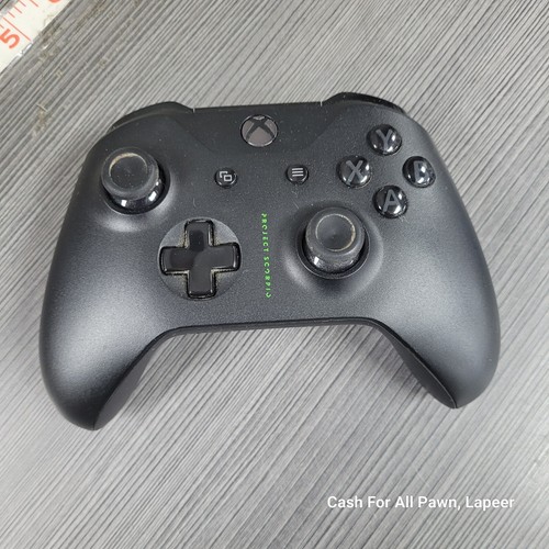XBOX ONE BLACK PROJECT SCORPIO EDITION CONTROLLER RARE REMOTE WORKS ...