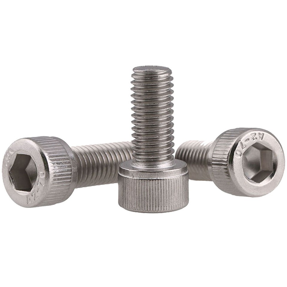 M20 2.5 Metric 304 Stainless Steel Allen Hex Socket Head Cap Screws ...